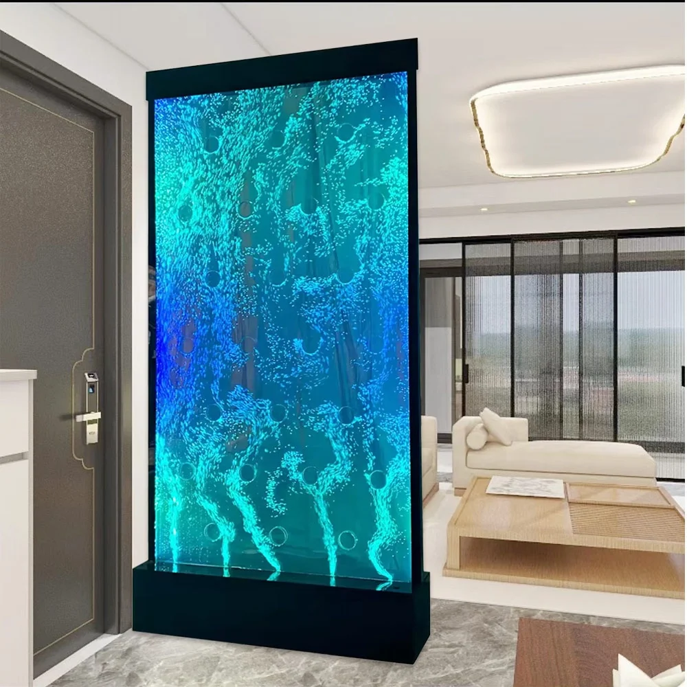 Interior Decoration Led Water Bubble Wall Water Features Panel Used As ...