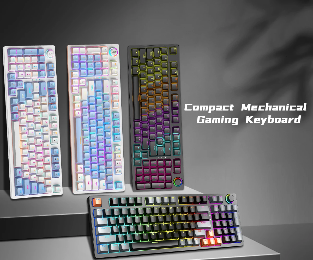 SAMA OEM Keyboard Wired RGB Light Computer Tablet Ergonomics PC Gamer ...