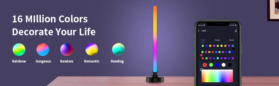 Mobile Control Led Christmas Lights Custom Modern Indoor Color Changing ...