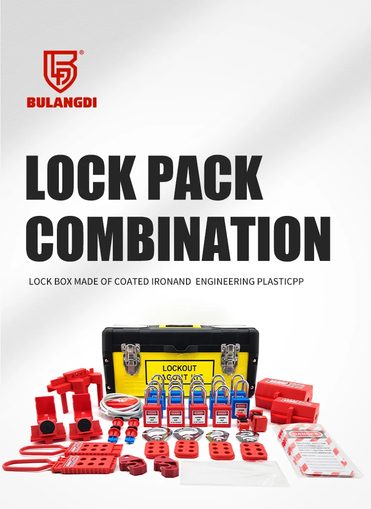 Plastic Safety Lock Management Box - BLDG12 LOTO Safety Lock