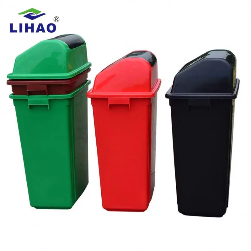 Wholesale 60l Plastic Waste Bin Outdoor Waterproof Garbage Bin Durable ...