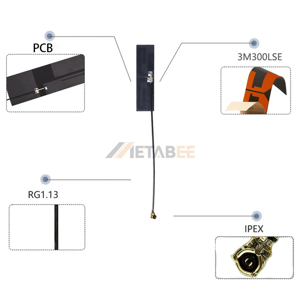 Pcb Antenna Lora 915mhz Ipex Internal With Dual Band 2.4 5.8 Ghz 4g 5g ...
