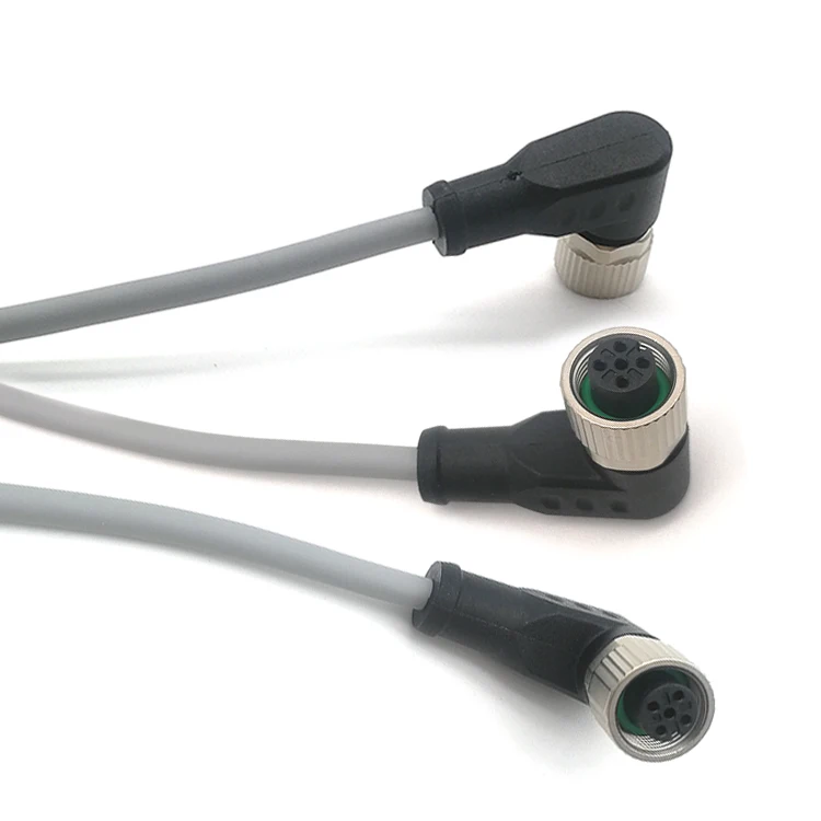 Svlec Straight Or Right Angle M12 A Code Connector Moulding Cable 3 4 5 ...