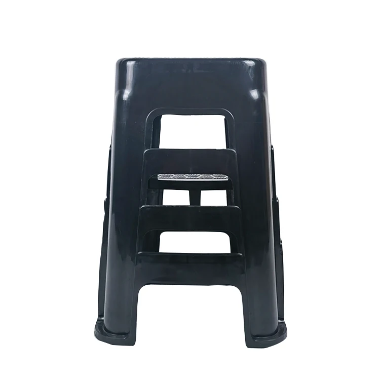 2-step Molded Plastic Step Stool Ladder Polypropylene Shelving Ladder ...