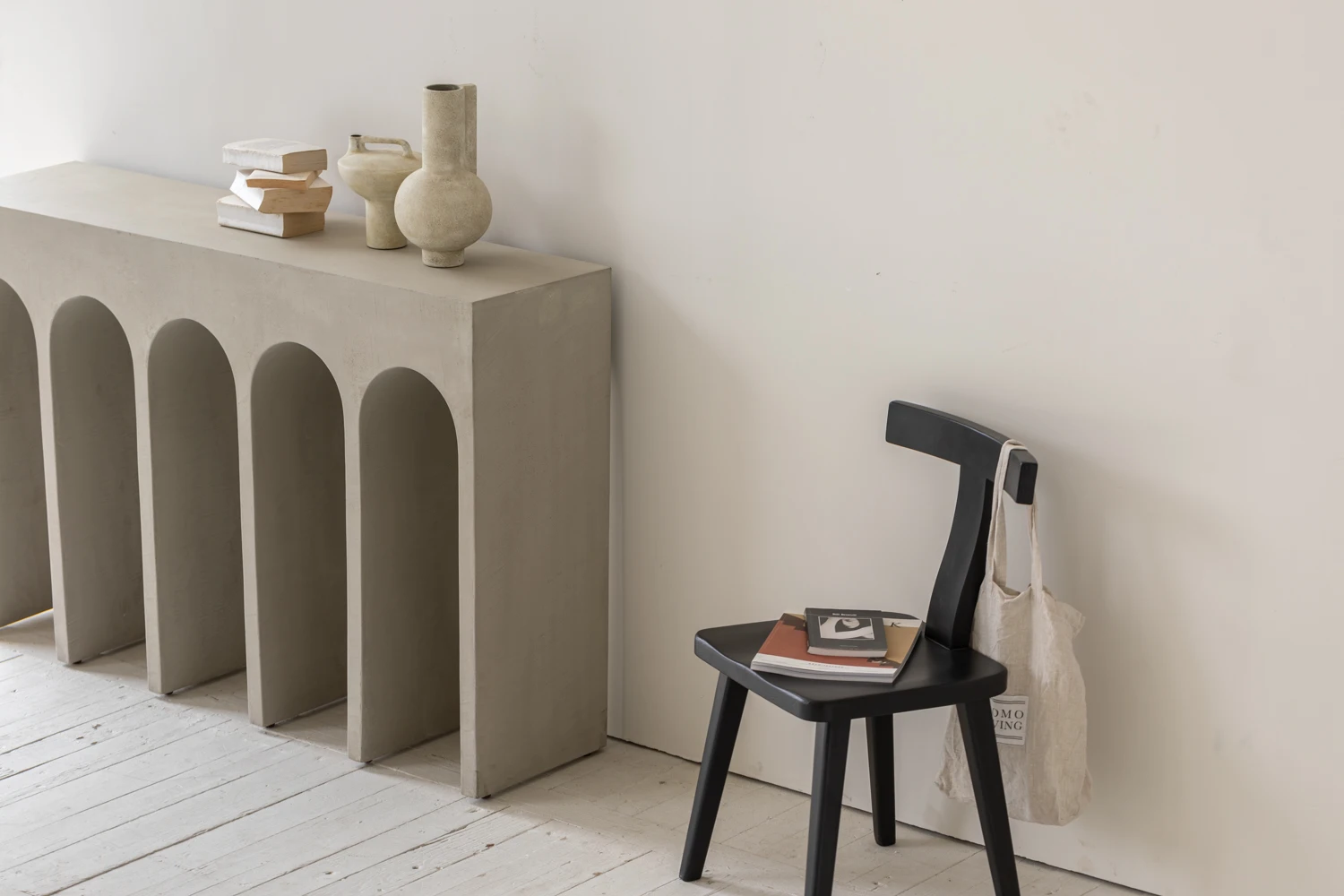 Concrete Console Nordic Antique Furniture Japandi Wabi Sabi Mobiliario ...