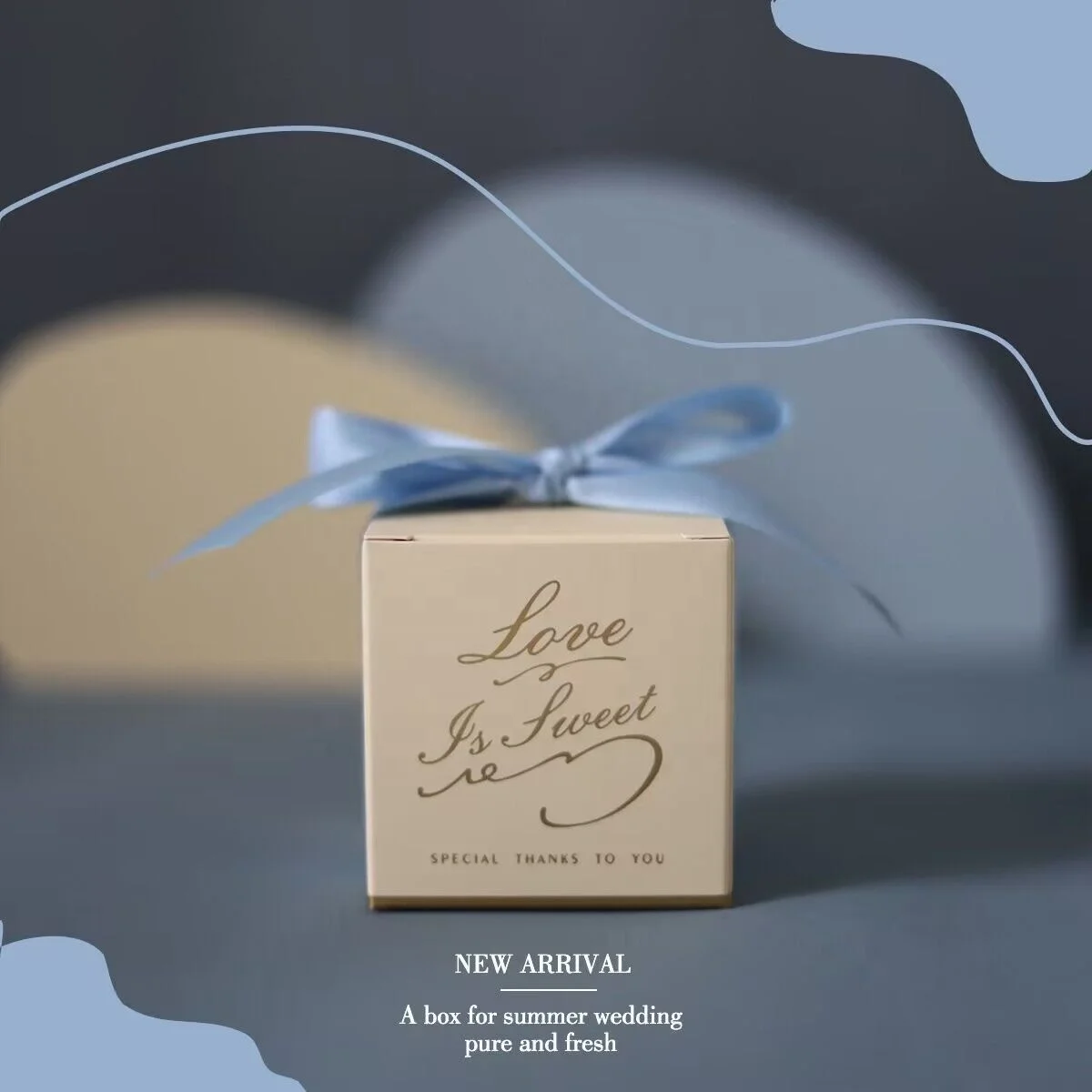 Blue /pink /green Fresh Butterfly Hand Gift Wedding Birthday Gift Box ...