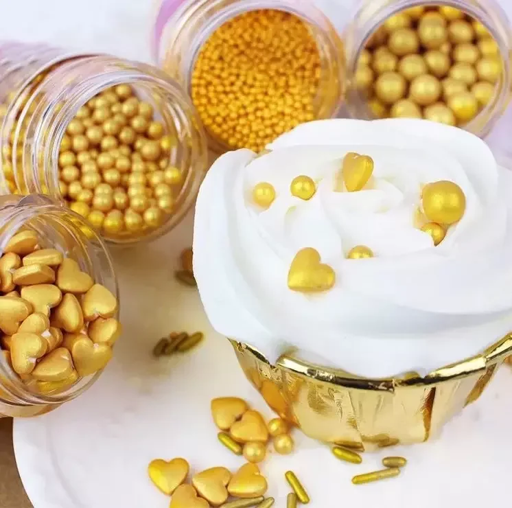 Edible Gold Glitter Dust Mica Powder - Food Grade Colorants