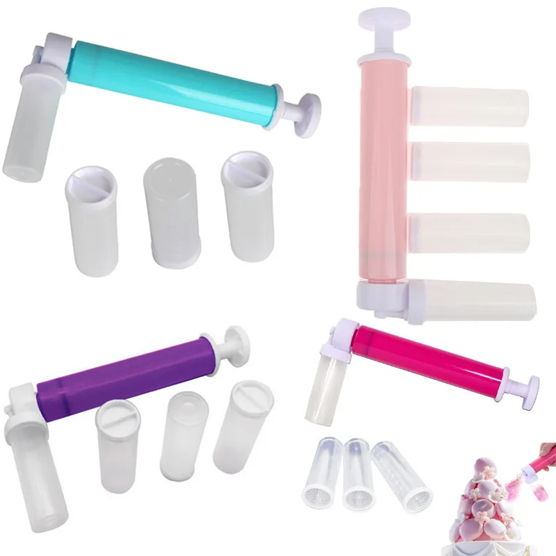 Manual Cake Spray Gun Mousse Cake Coloring Powder Sprayer Tube Baking ...