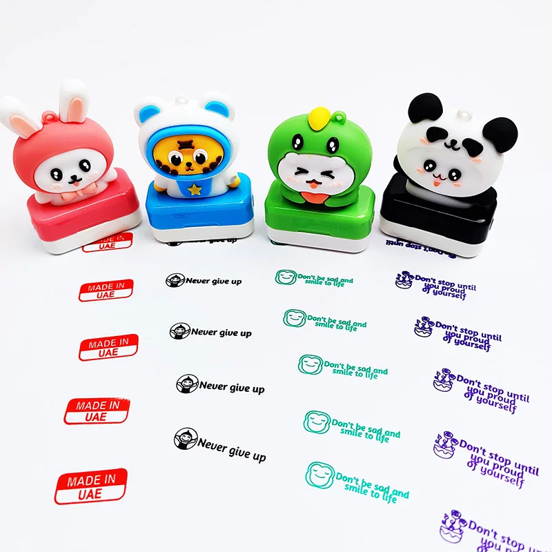 Children's Seal Ink Stamp Baby Kid Name Clothes Clothing Toy Stamps ...