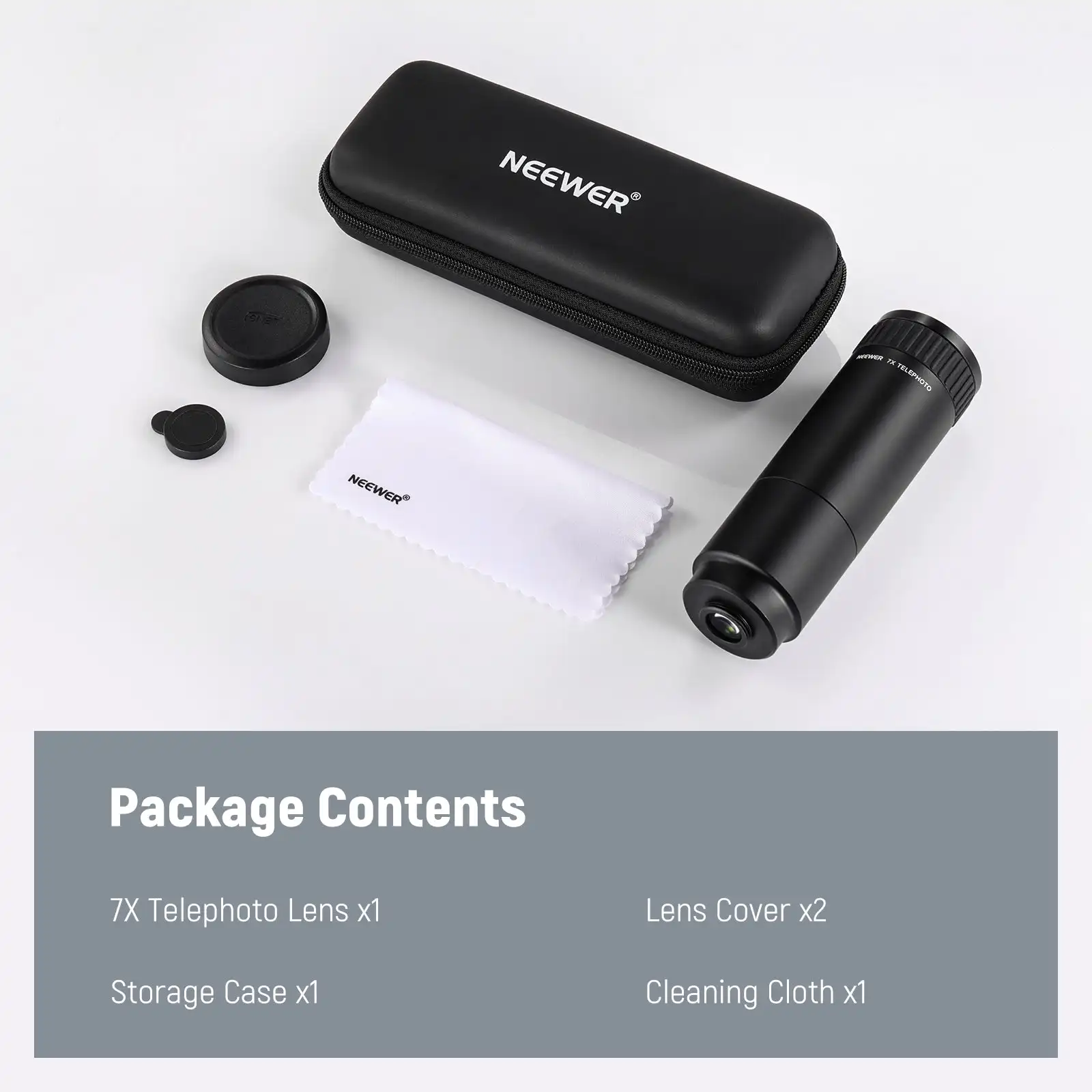 7x Magnification Phone Camera Lens Neewer Hd Telephoto Lens Only For ...