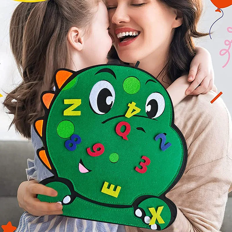 Sensory Autism Foldable Cute Dinosaur Busy Board Basic Skill Diy ...