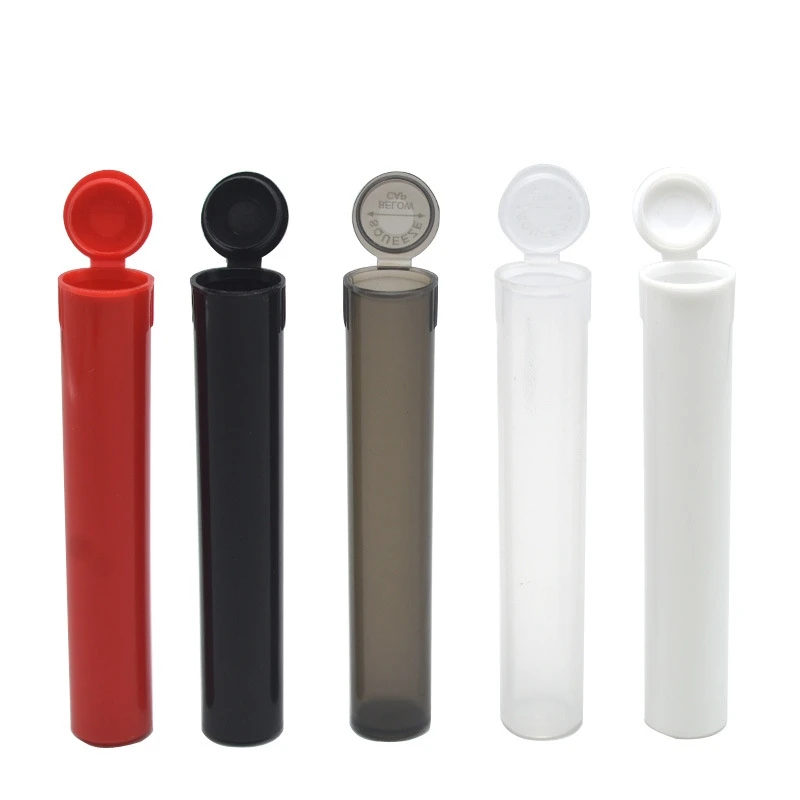 Wholesale 80mm 90mm 116mm Child Resistant Pop Top Tube Plastic Tube ...