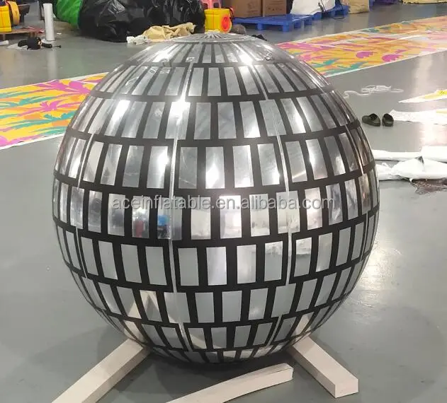 1m 2m 3m Giant Metallic Balloons Inflatable Mirror Ball Event ...