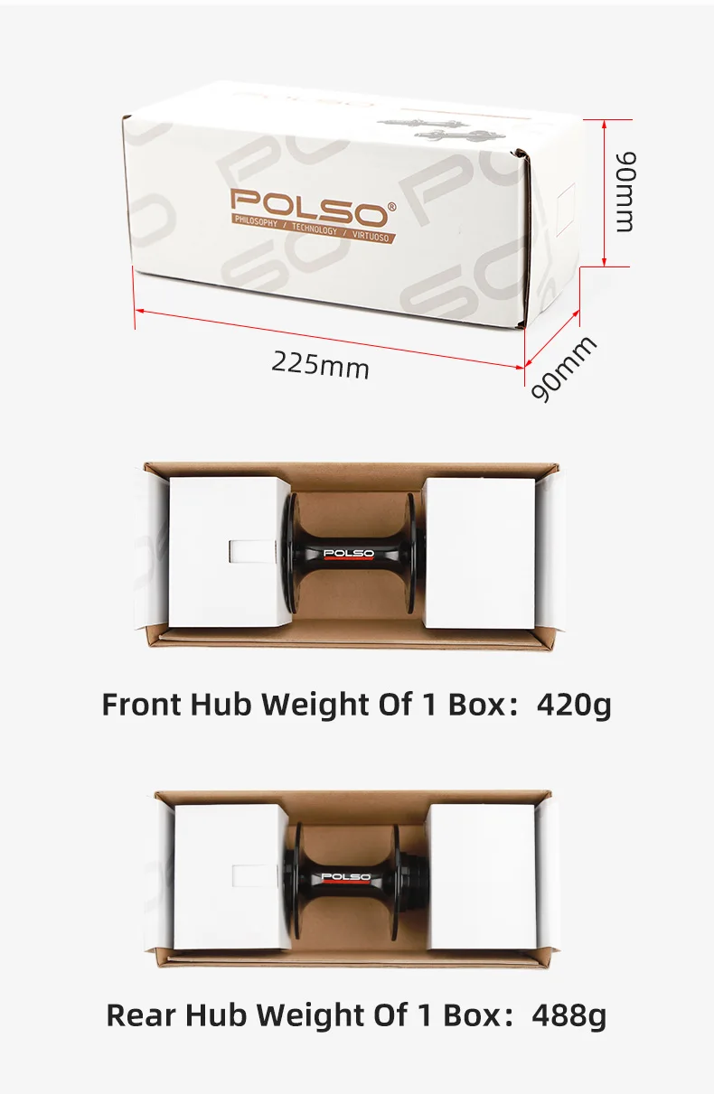 POLSO FH001 Fixed Gear Bike Hub 700C 20 Holes, Aluminum Single Speed ...