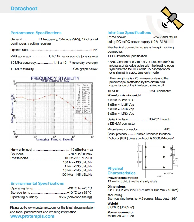 Protempis Thunderbolt E GPS Disciplined Clock| Alibaba.com