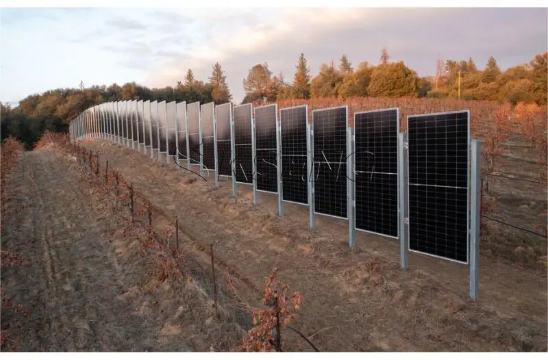 Vertical Solar Panel Bracket Solar Vertical Fence Mounting Ground Solar ...