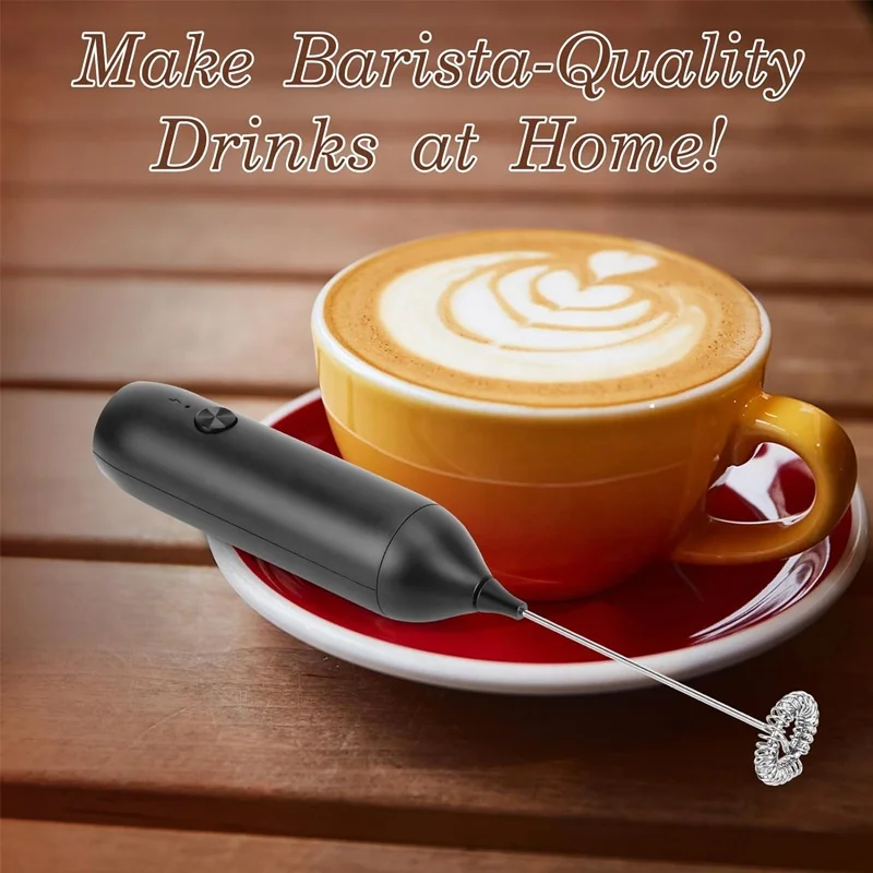 Portable Rechargeable Electric Coffee Mixer Handheld Foam Maker & Milk ...