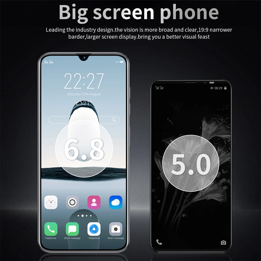 7.1inch Huwei P50 Pro Smartphone 4g 5g Unlock Android Mobile 16gb 512gb ...