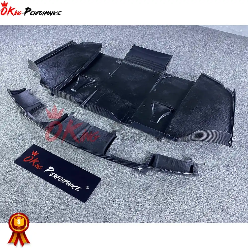 Vari Style Carbon Fiber Rear Diffuser & Under Tray for BMW E92 E93 M3 ...