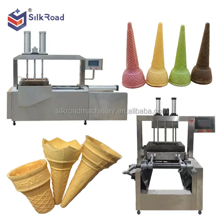 Automatic Ice Cream Cone Wafer Product Line/Ice Cream Cone Wafer Making ...