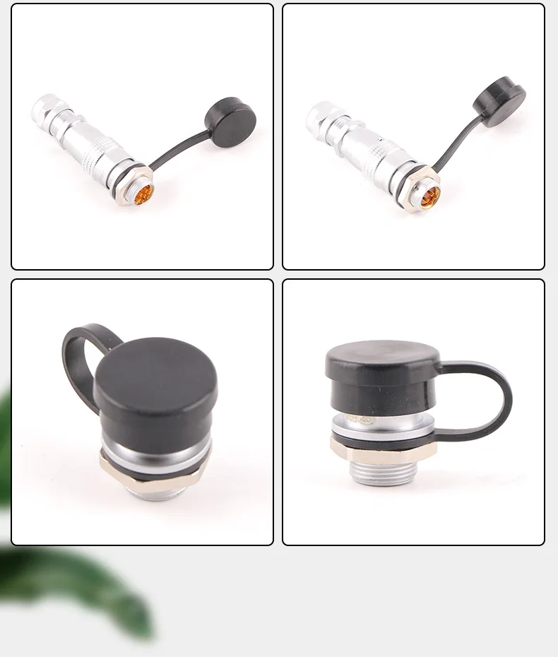 Customized Industrial Push-pull Metal Plug Male SF Series 2 3 4 5 6 7 ...