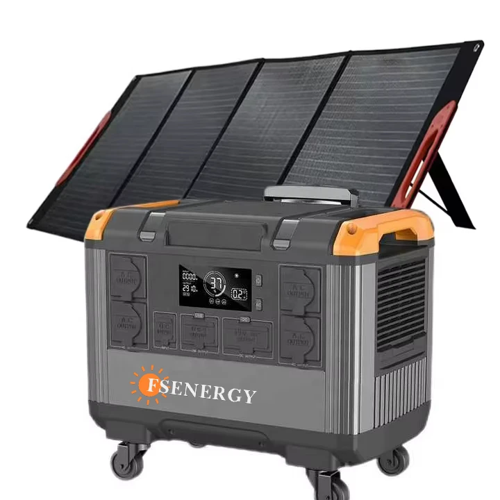 110V 220V 3000watts Portable Electric Power Station Solar Generator ...