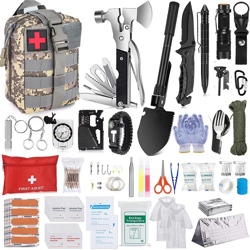 Bug Out Bag SOS Tactical First Aid Outdoor Emergency Kit