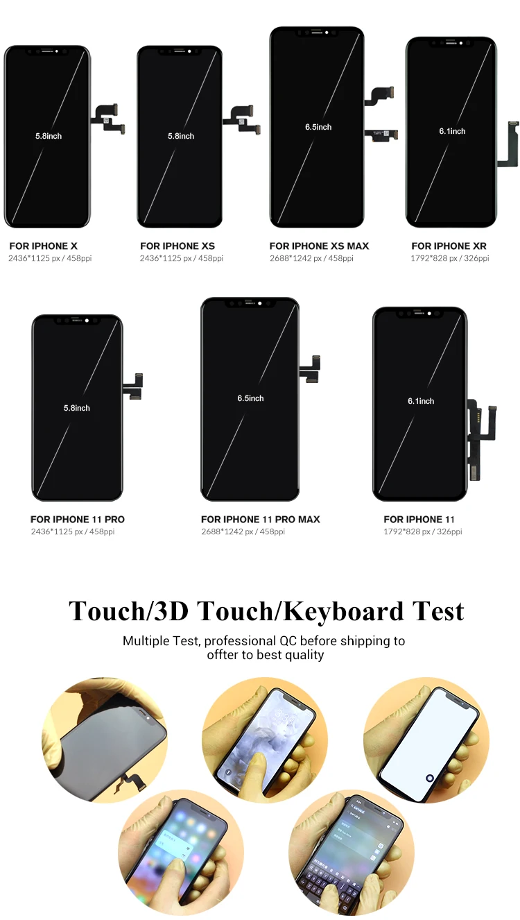 Lcd Screens For Iphone X Lcd Xs Xr Xs Max 11 Replacement Mobile Phone Lcd For Iphone X Display ...