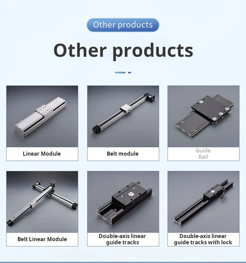 External Dual Axis Linear Slide Hardware Accessories High Precision ...