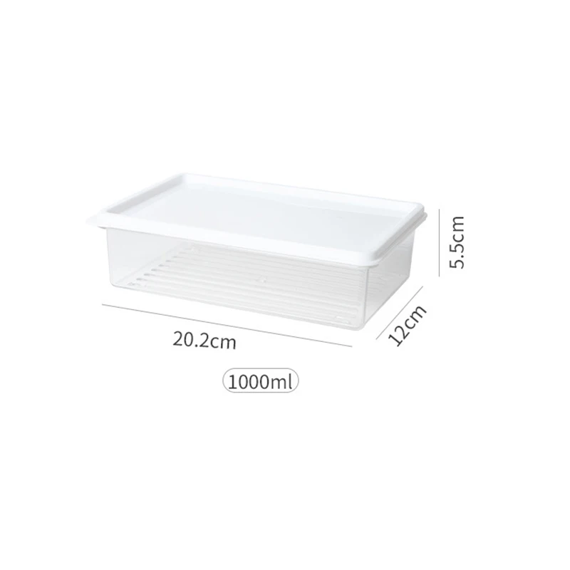 Kitchen Multi Function Transparent Crisper Airproof Airtight Plastic ...