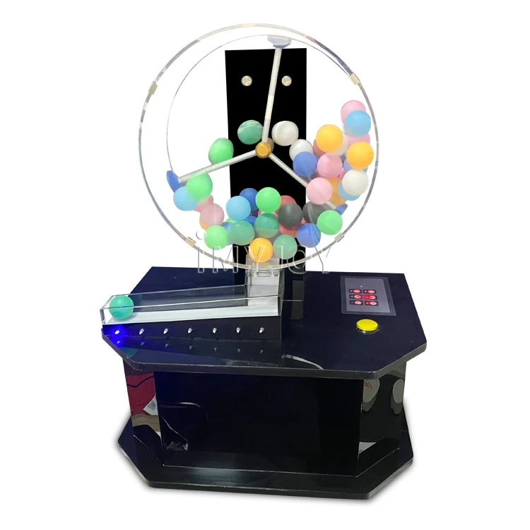 Customizable Gravity Pick Lucky Dip Electric Acrylic Smart Lotto Draw ...