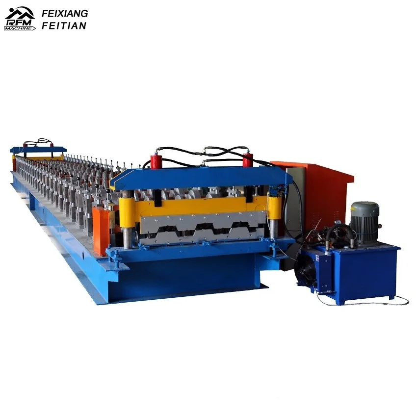 Galvanized Metal Roof Floor Deck Making Machine Roll Forming Machine ...