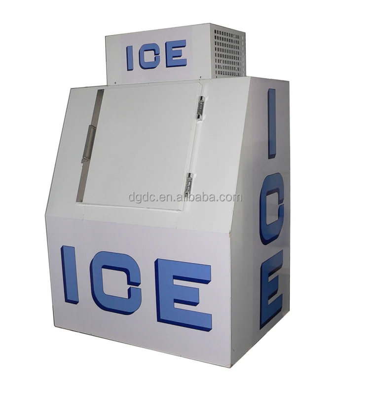 Merchandiser Freezers Bagged Ice Storage Painted Galvanized Steel ...