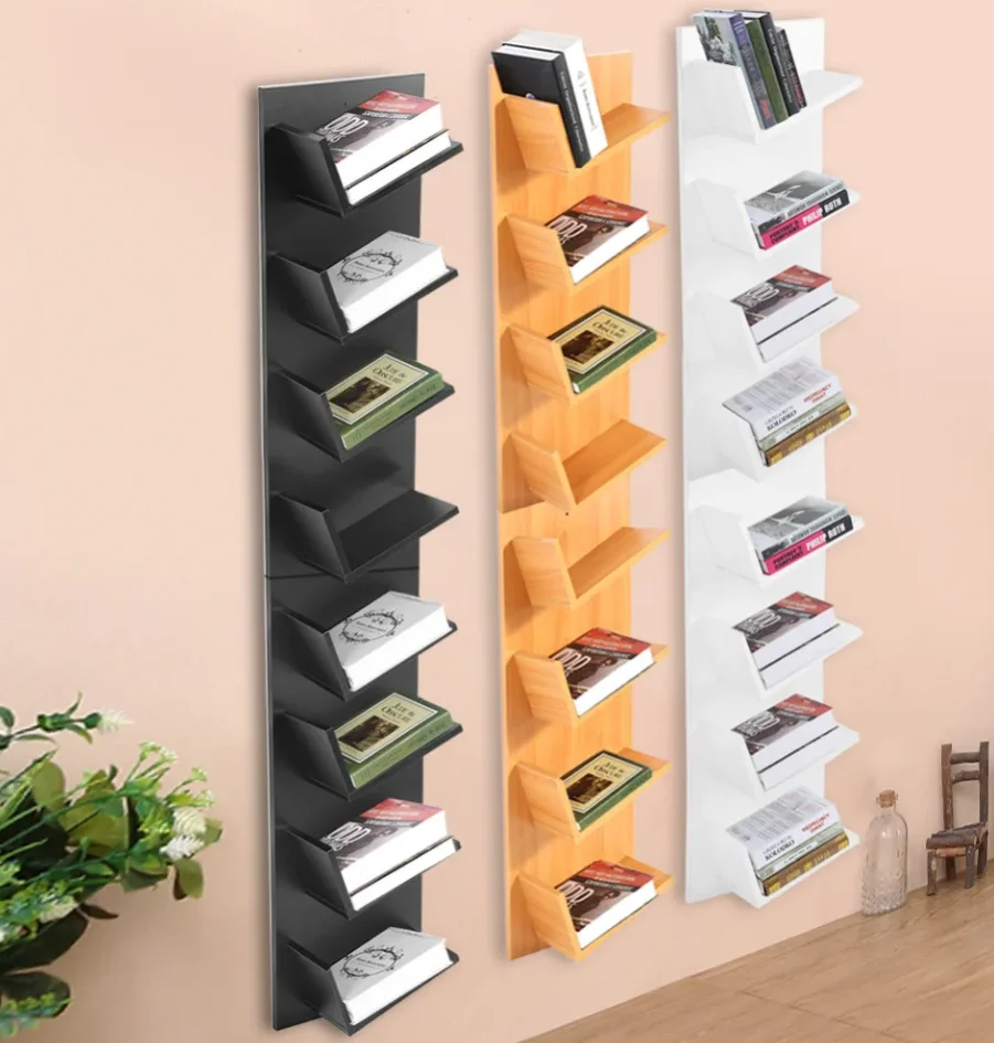 Modern 8-Tier Wall Mounted Book Display Racks - Factory Price & Fast ...