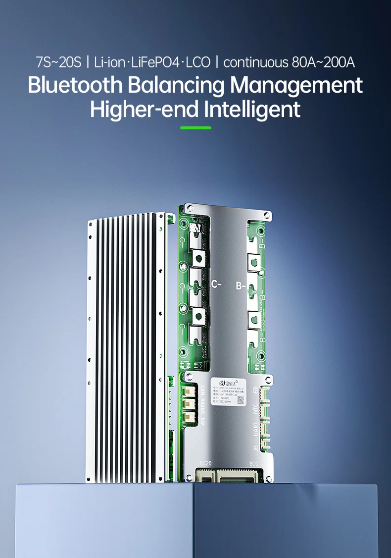Jbd Oh20sa01 Lithium Battery Management System 8s-20s Lifepo4 Li-ion ...