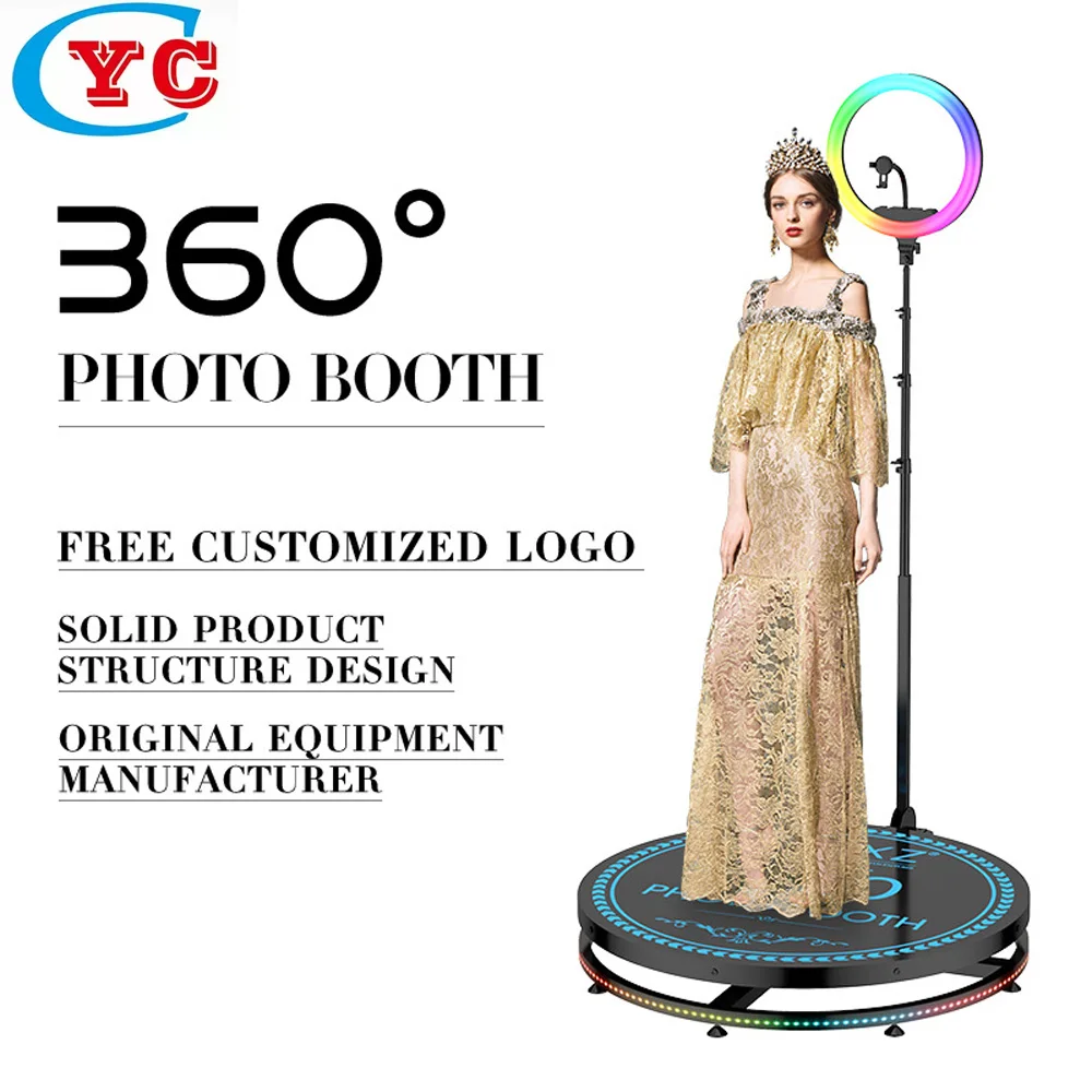 Ultra Design Photo Booth 360 Degree Led Camera Automatic Photobooth ...