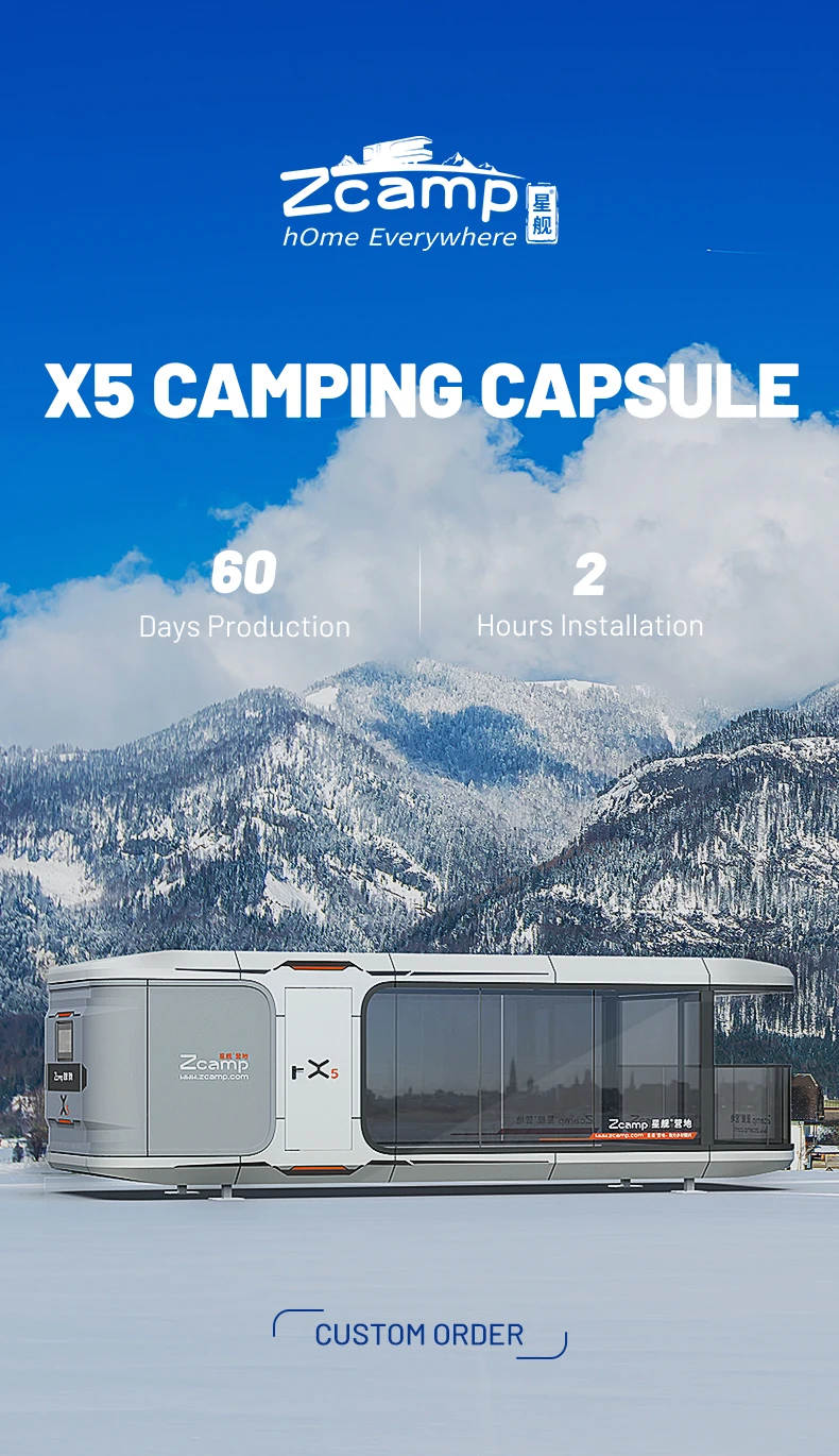 Zcamp X5 Wind Resistant Portable Tiny Prefab Home - OEM | Wholesale