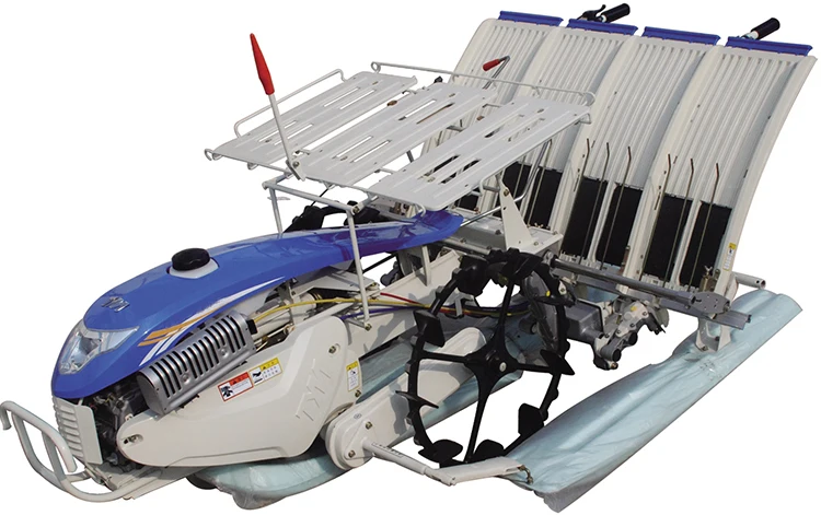 6 Row Paddy Transplanter Driving Type Rice Transplanter Rice Seeds ...