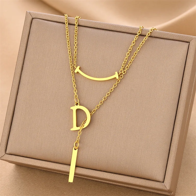 Non Tarnish 18k Gold Plated Stainless Steel Necklace