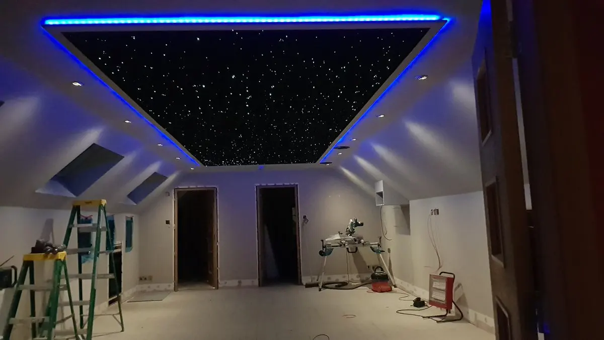 Twinkle Magnetic Star Ceiling Panels - Starry Sky Ambiance