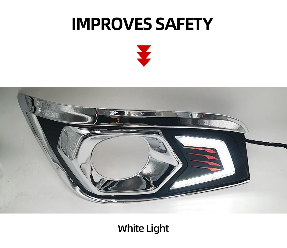 LED DRL for Toyota Fortuner 2012-2014 - Daytime Running Lights