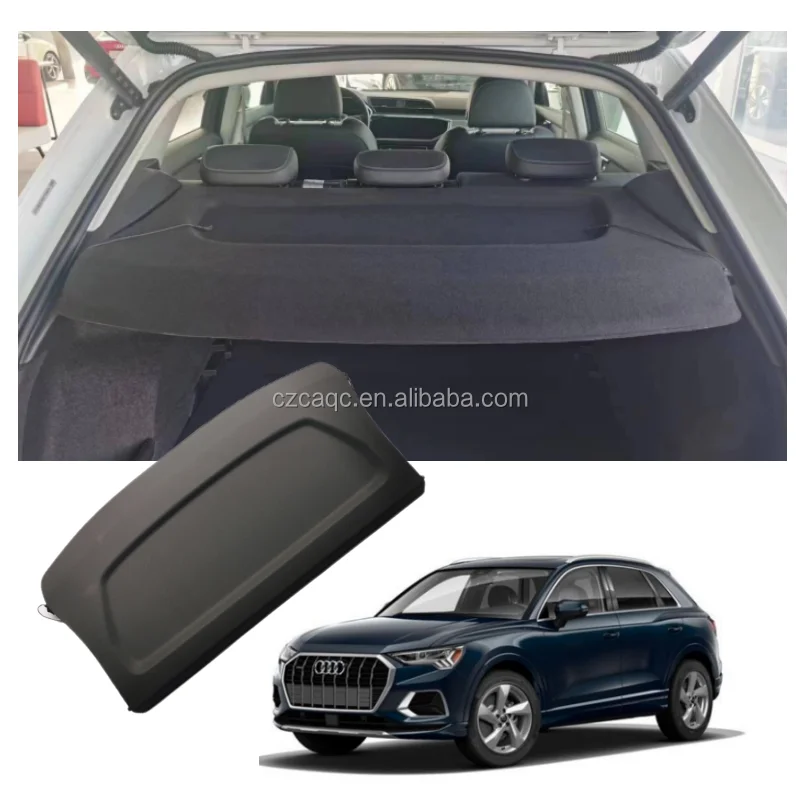 GENUINE AUDI Q3 RSQ3 TRUNK CARGO TONNEAU COVER PARCEL SHELF SHADE OEM ...