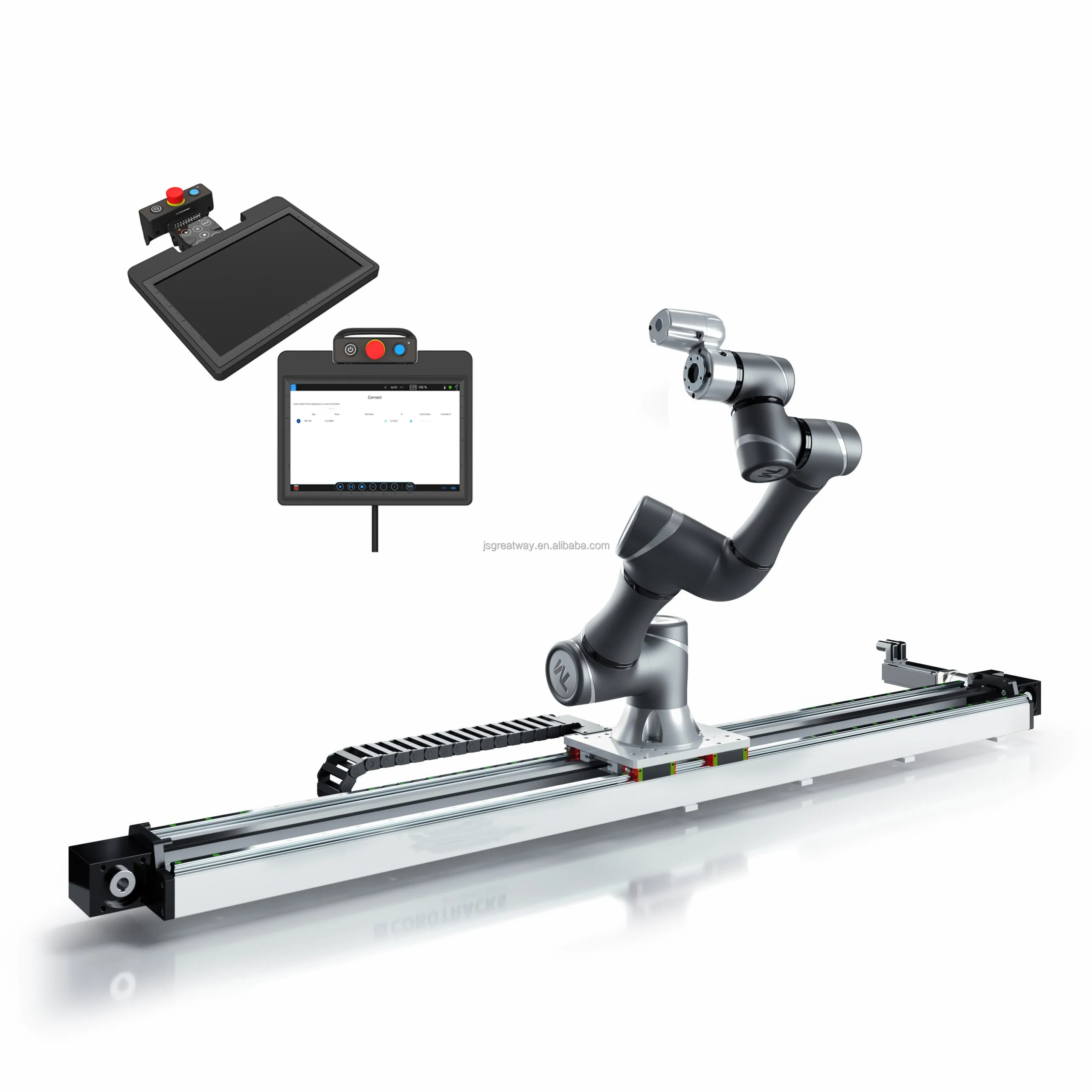 TM14S Collaborative Robot Cobot Arm With Linear Robot Track and Robot ...