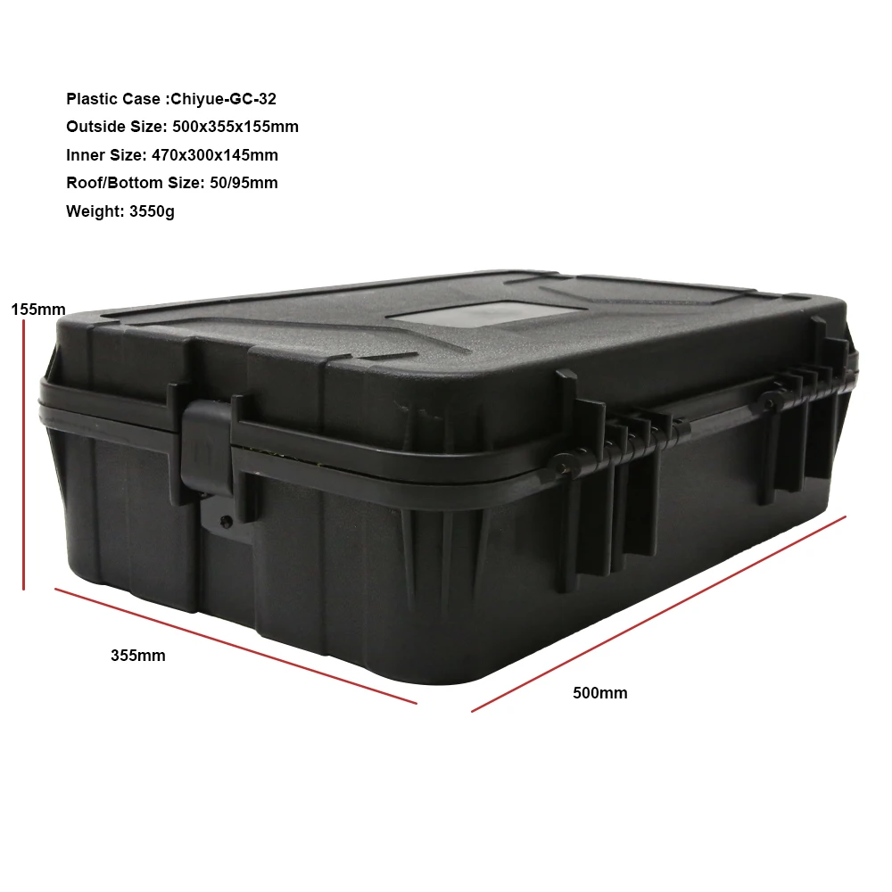 47cm X 30cm Waterproof Carry Equipment Protective Tool Hard Gun case ...