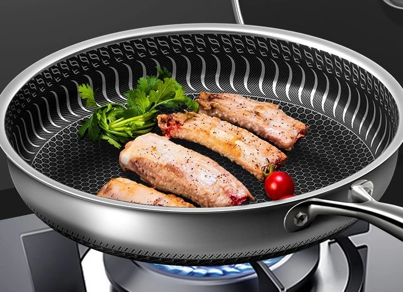 18/20/24/28cm/30/32/34/36cm Non Stick Coating Frying Pan Stainless ...
