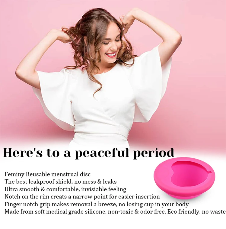 2025 Reusable String Disc Menstrual Period Disc Custom Packaging Women ...