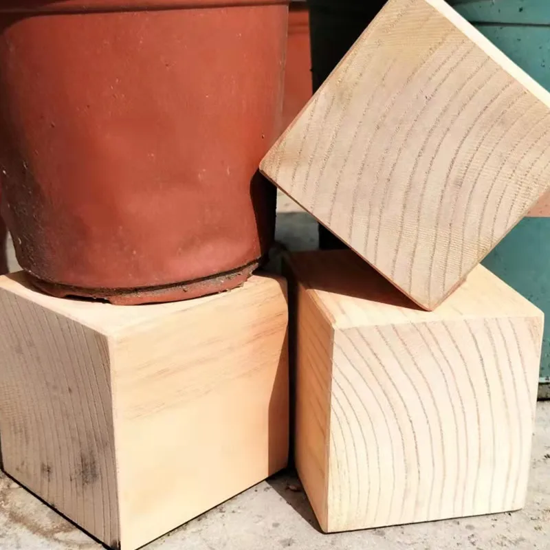 Alibaba.com: Natural Unfinished Wood Square Blocks, 2-3 inch Wooden ...