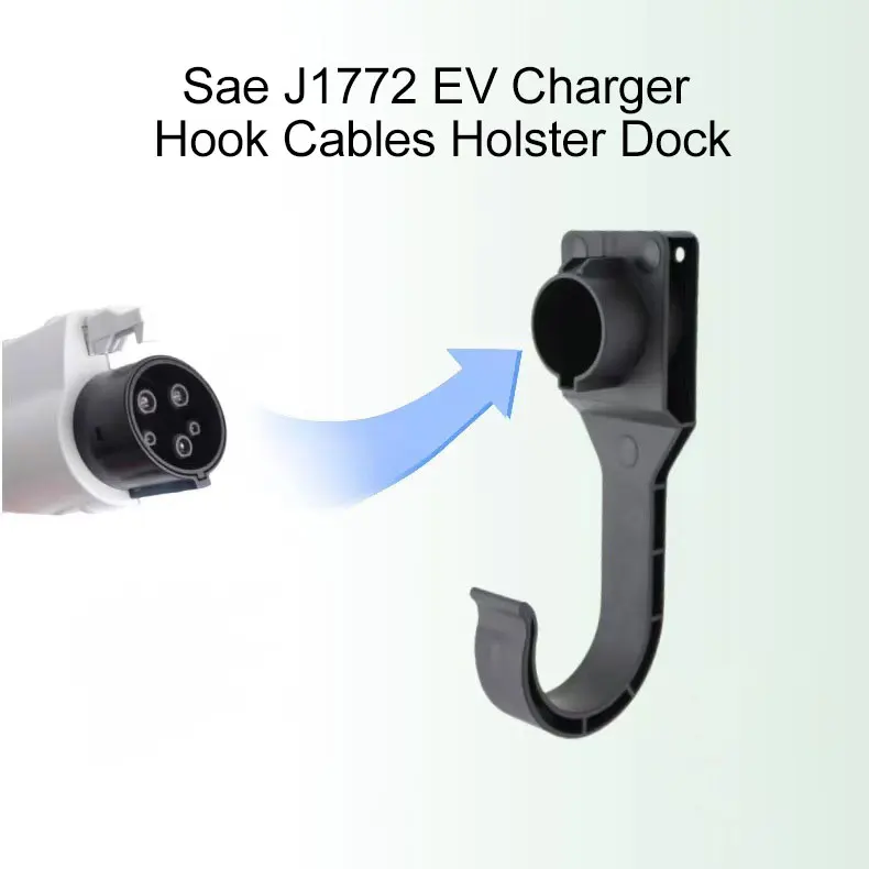 Sae J1772 Type 1 Plug J- Hook Ev Charger Cord Wall Mounted Gun ...