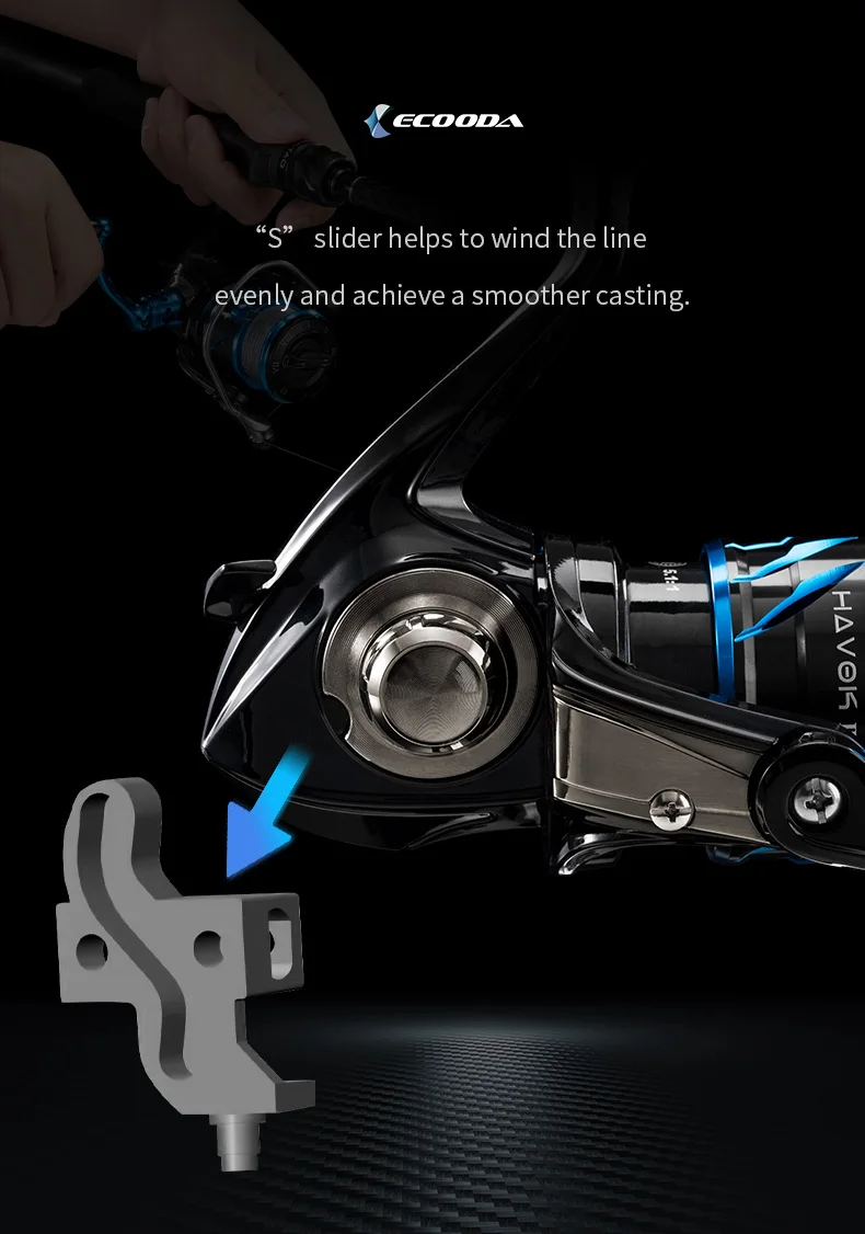 ECOODA HAS III 3000 Series Spinning Fishing Reel for Saltwater