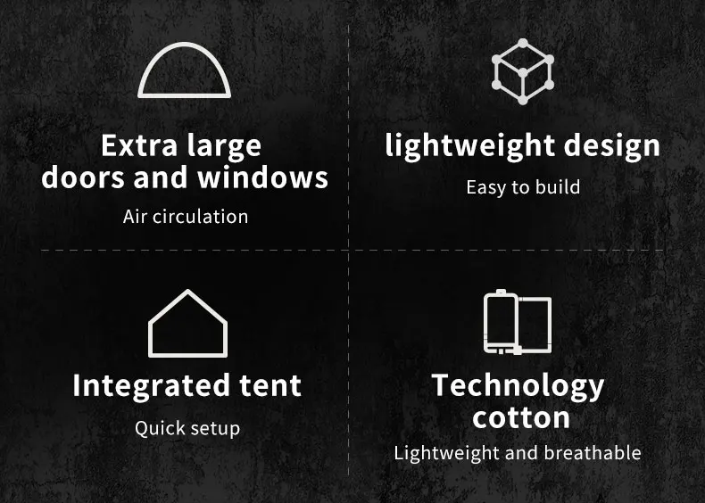Outdoor Lightweight Compact Instant Open Waterproof Tents